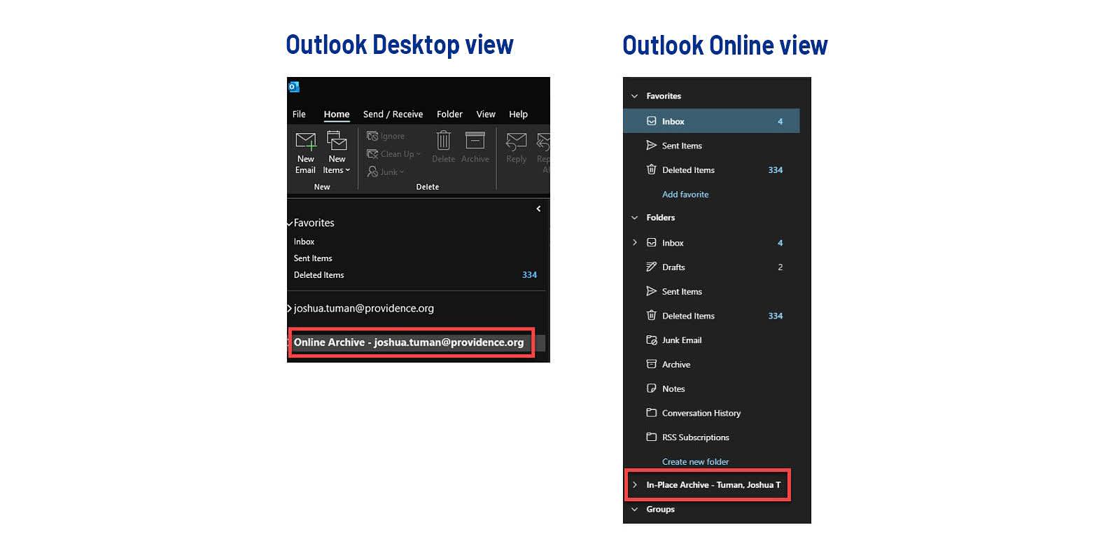 Looking for older email? Check your new ‘archive’ mailbox in Outlook